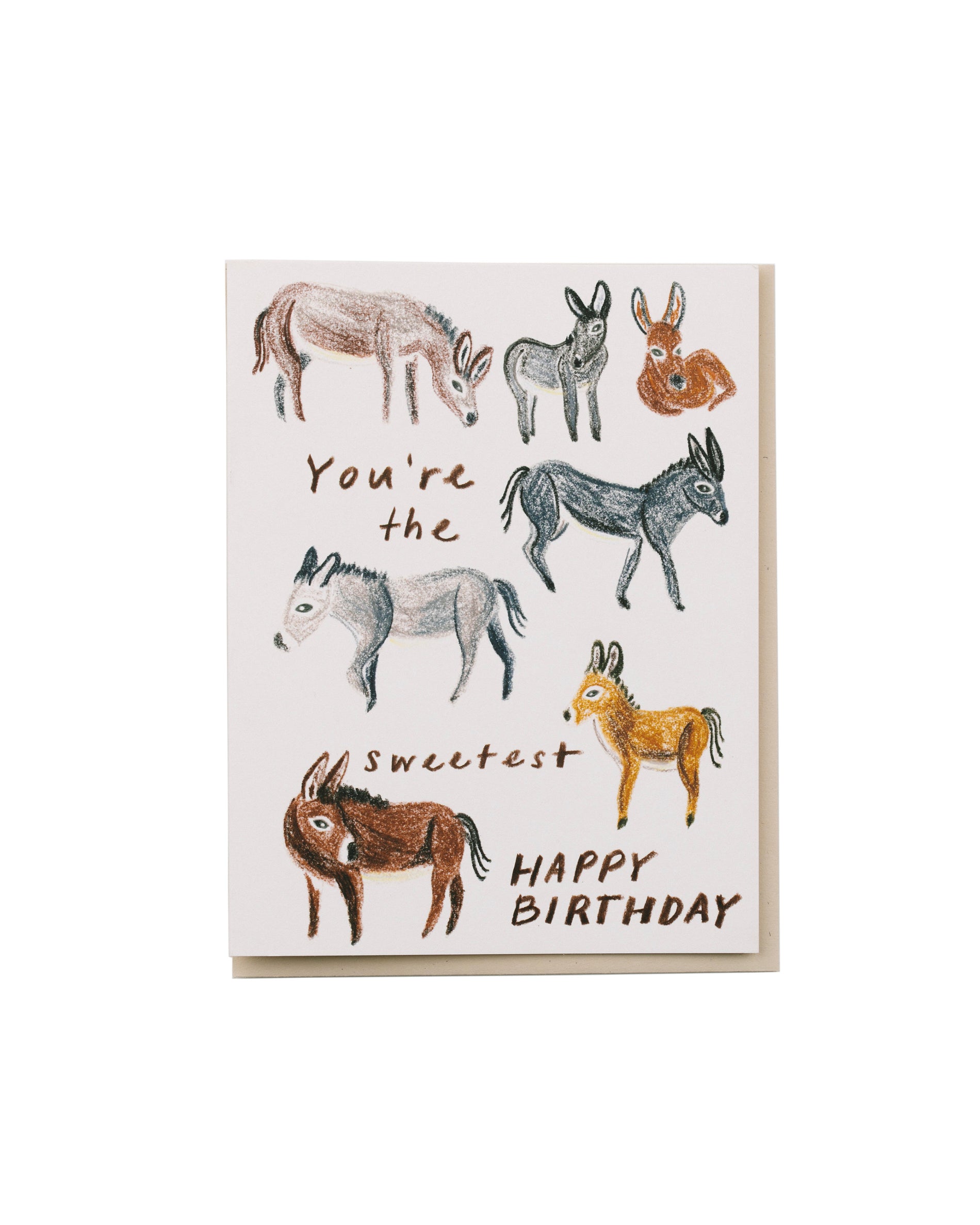Donkeys Birthday Card - Small Adventure